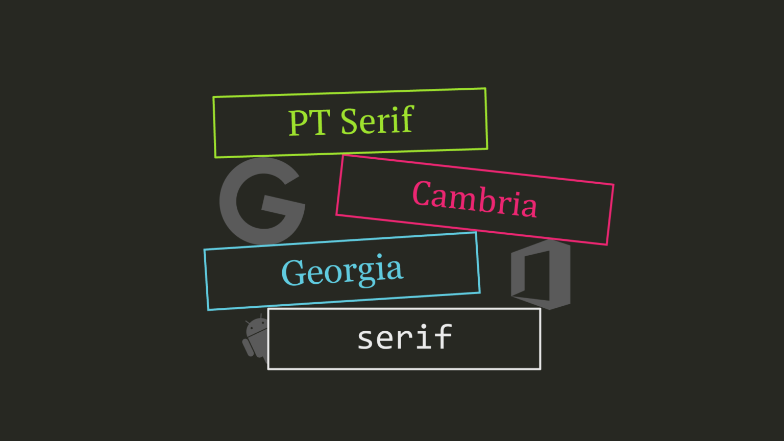CSS Font Stack – Alternative Schriften im Webdesign klug einsetzen ...